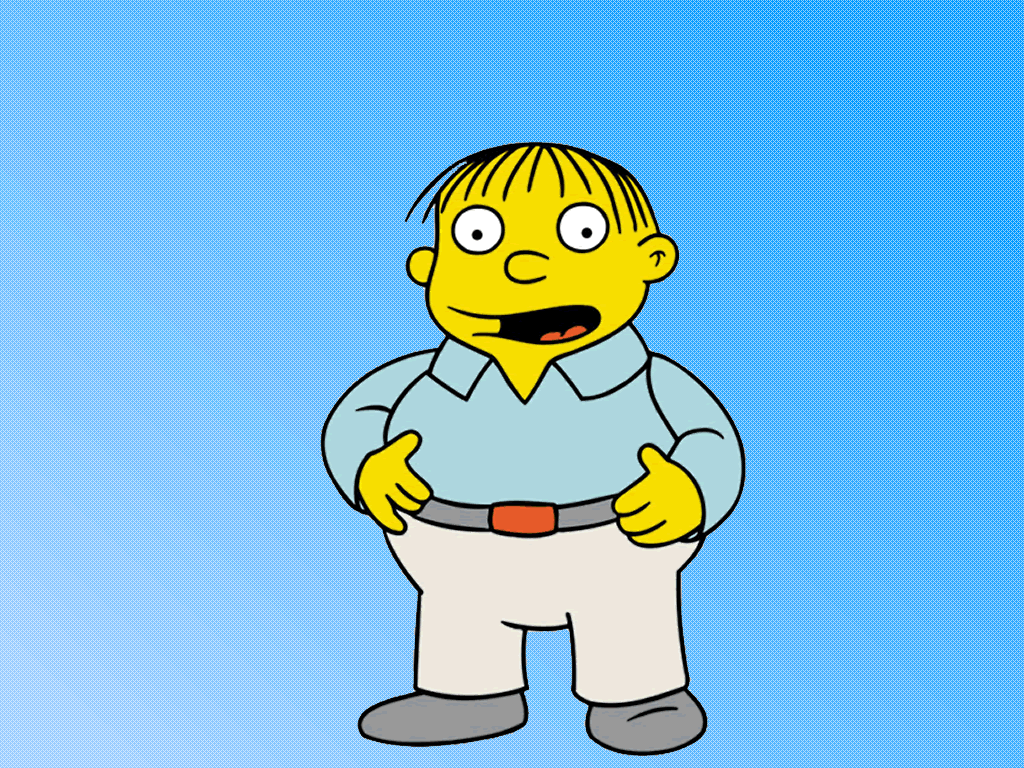 Simpsons Wallpaper: Ralph Wiggum and Troy McClure 1024x768 wallpapers