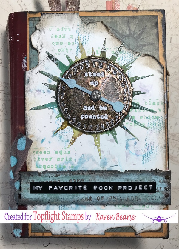 Karen Bearse Designs: Seth Apter Book Cover using PaperArtsy