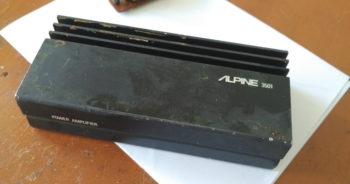 THE ORRONOCO AUDIO DIY: Alpine 3501 Mini Car Amplifier