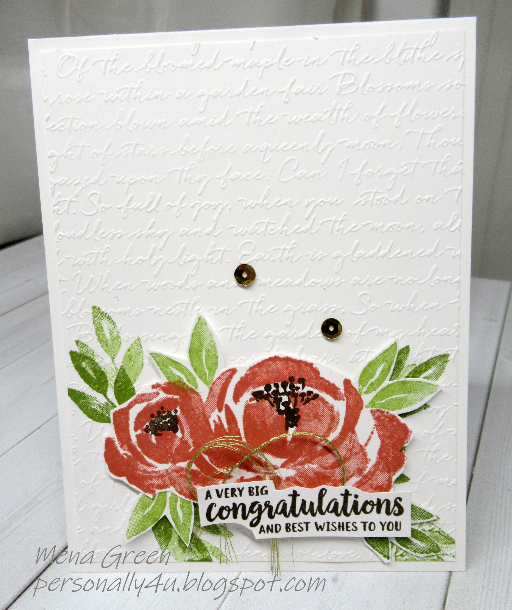 Personally Yours: Beautiful Friendship Congratulations Card