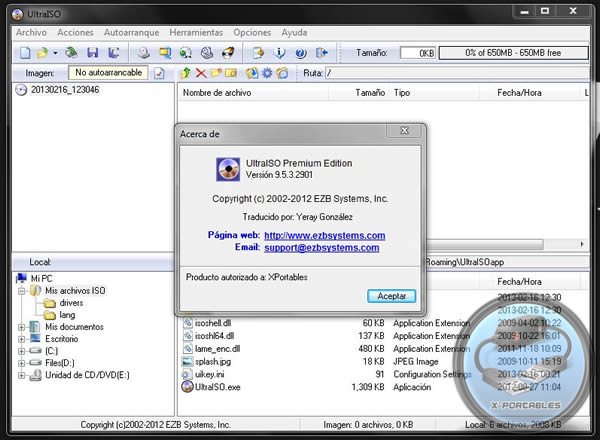 X' Portables: Portable UltraISO Premium 9.7.6.3829