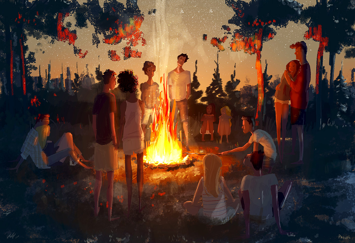 pascal campion: The last camp fire