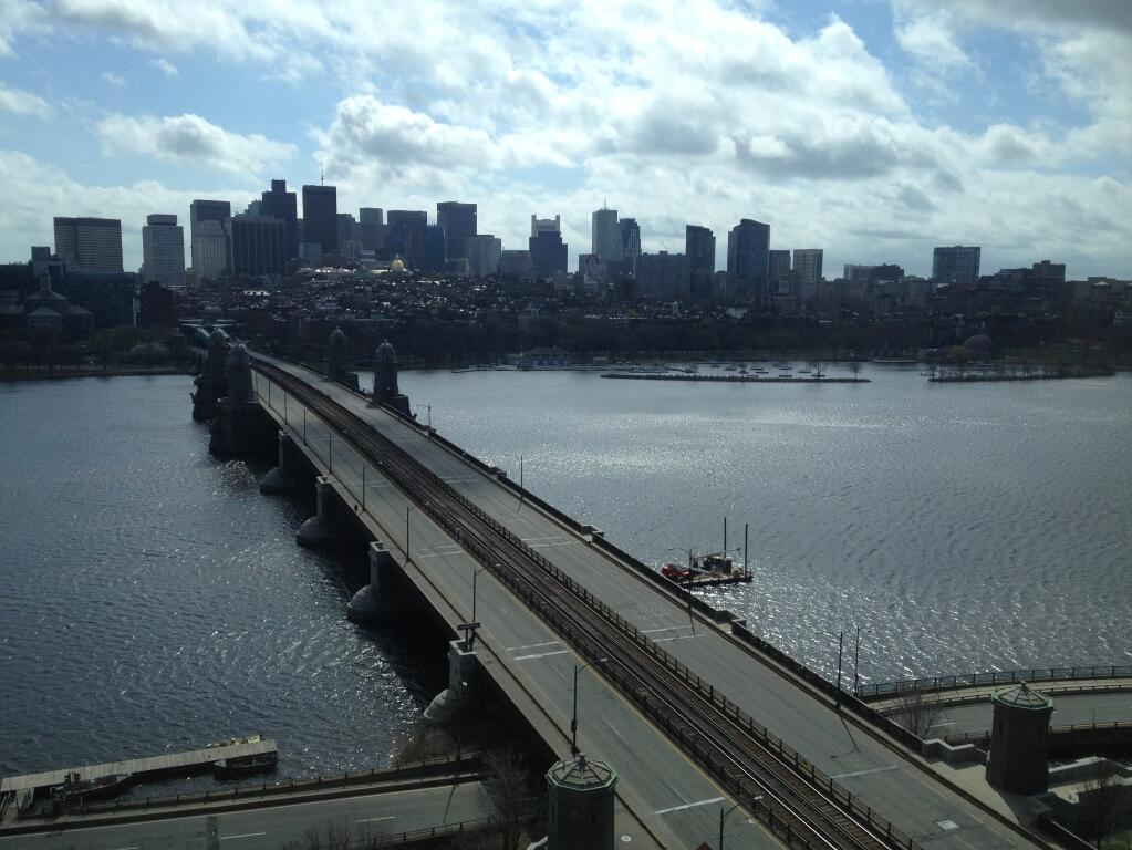 Deserted Places: Deserted streets in Boston, as the city goes into lockdown
