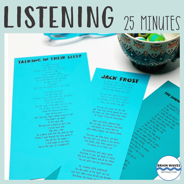 Brain Waves Instruction: Day Before Winter Break ELA Plans