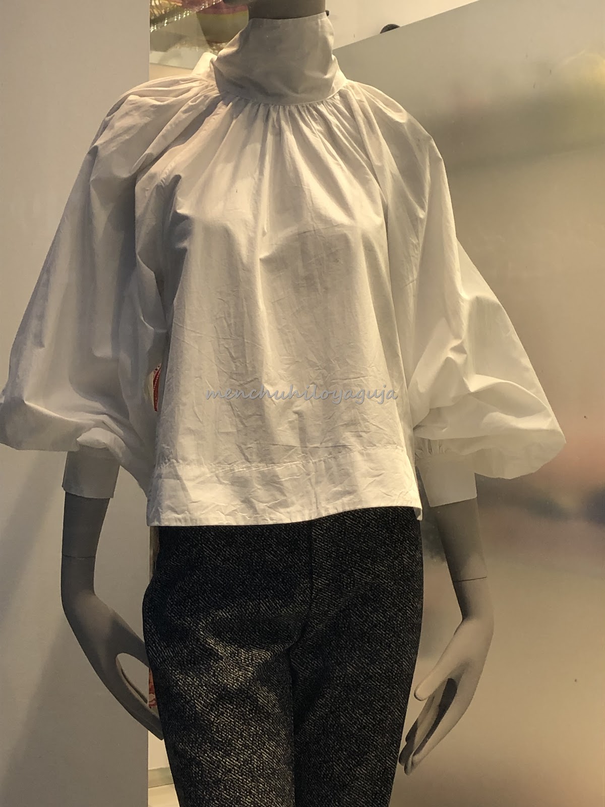 PATRONES DE COSTURA: BLUSA CON MANGAS RANGLAN ABULLONADAS. Patrón ...