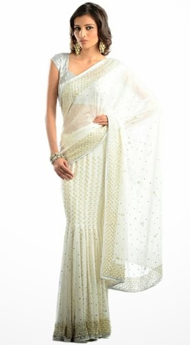 Saree - Fishtail / Fish-Cut / Fish Bottom Saree 2015-2016 - Pakistani ...