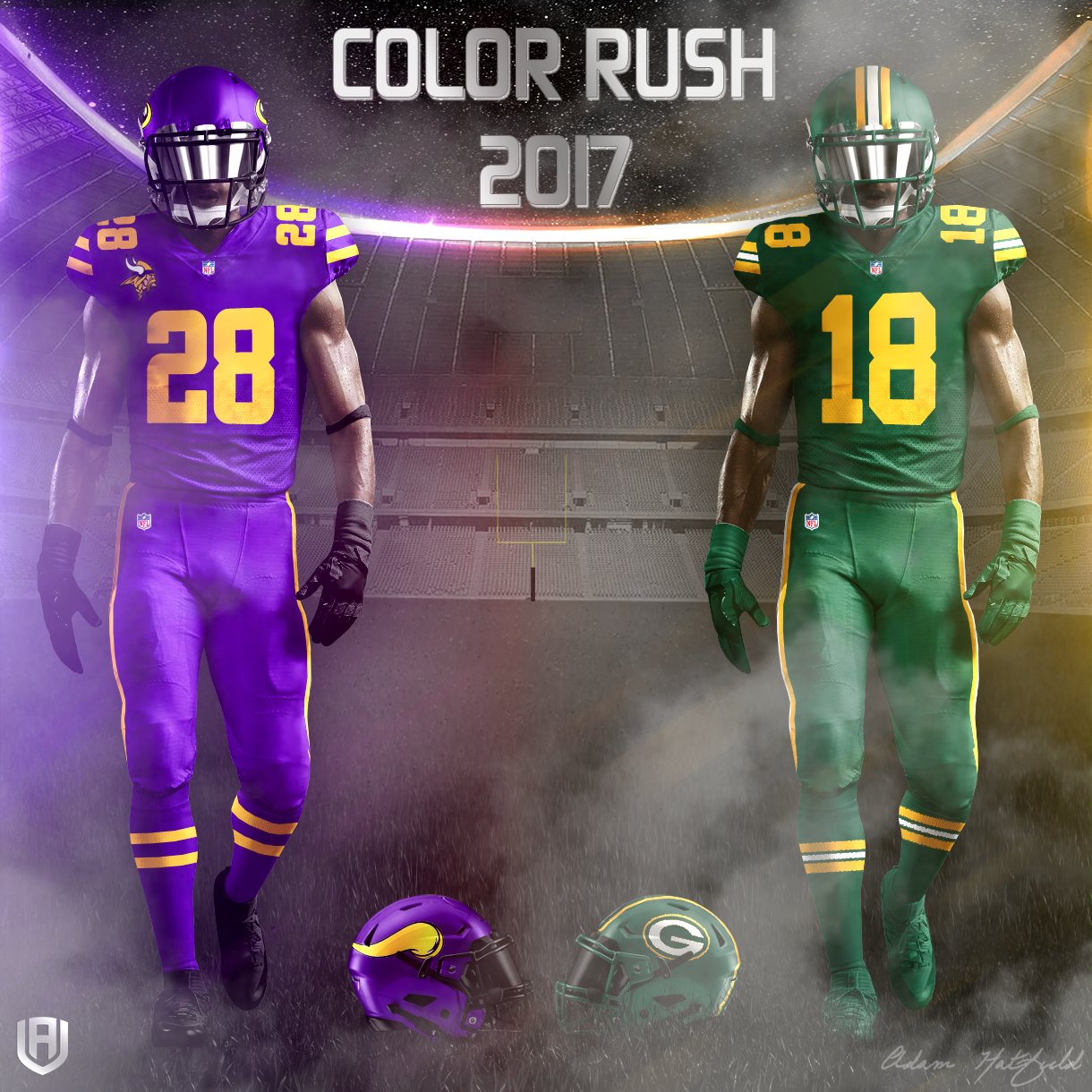 Design: Adam's Take On NFL Color Rush 2017 | Touchdown Europe