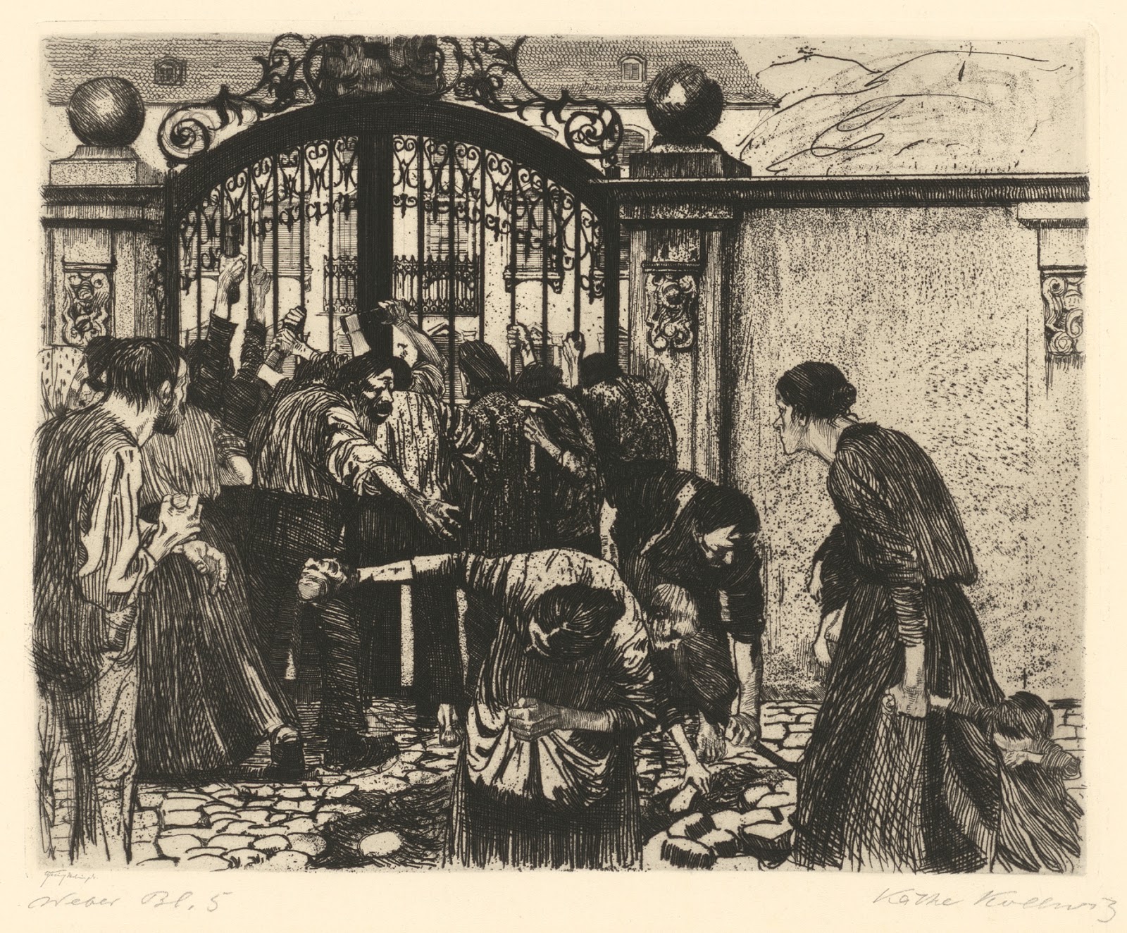 K.Kollwitz: A Weavers' Revolt