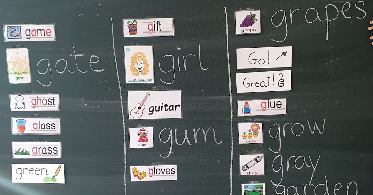 Cervantes First Grade Blog: /g/ Vocabulary and Dictionary Copy