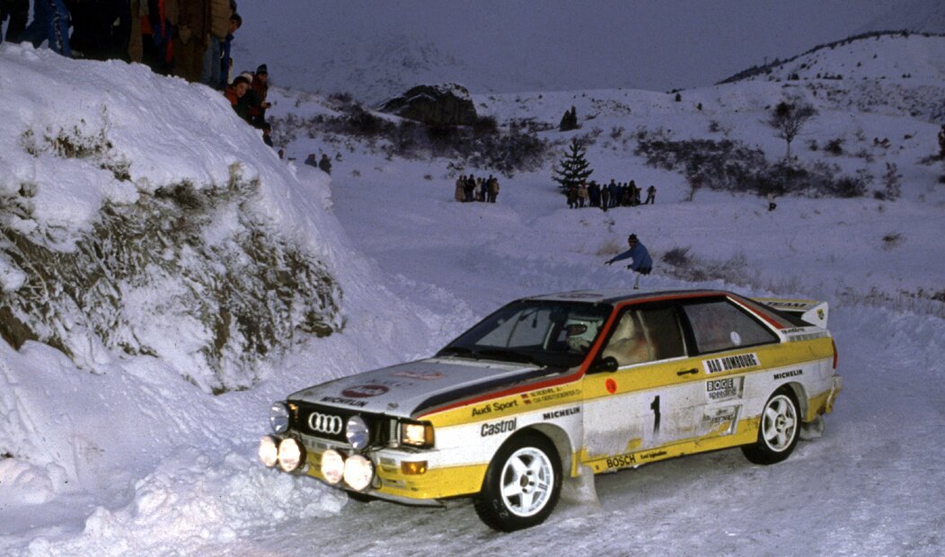 1 Walter RÖHRL - Christian GEISTDÖRFER Audi Quattro A2 52 Rallye Monte ...