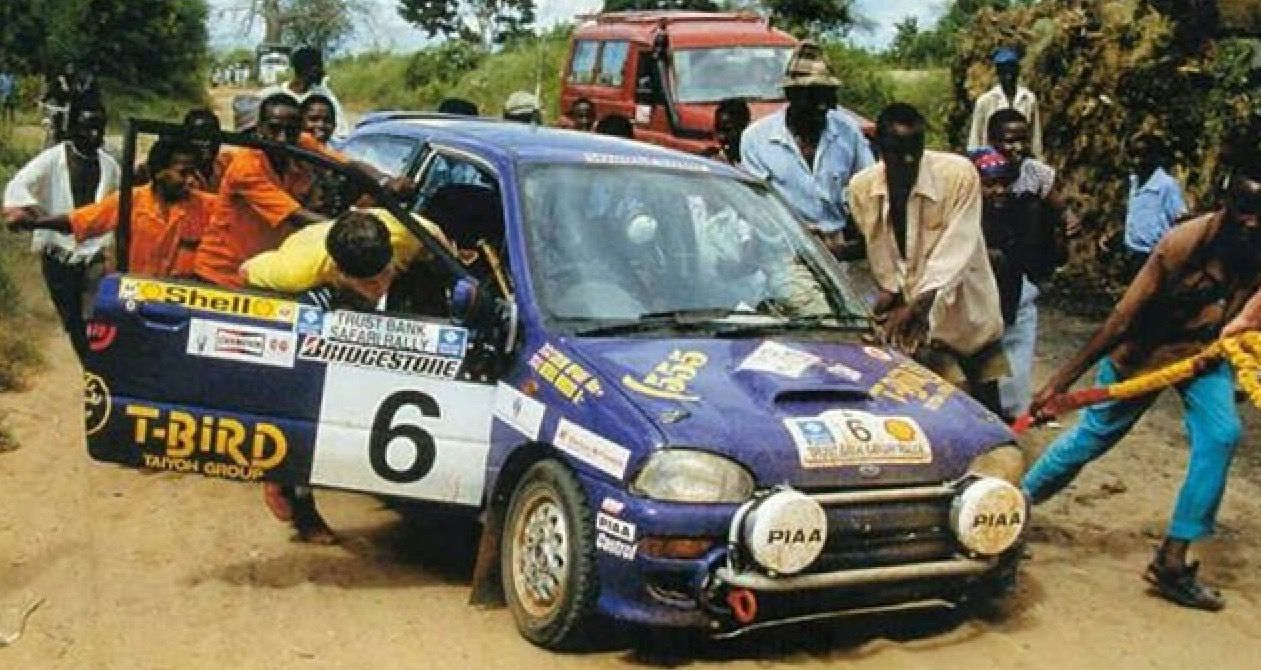 Al Rally Safari con un kei car