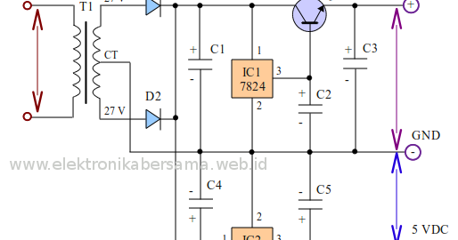Aksesoris 48 Skema Pcb Catu Daya Motif Minimalis, Skema Pcb