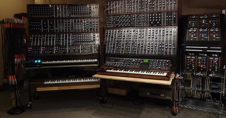 MATRIXSYNTH: Moog System 55 2015 Walnut Gloss SN 39 of 55