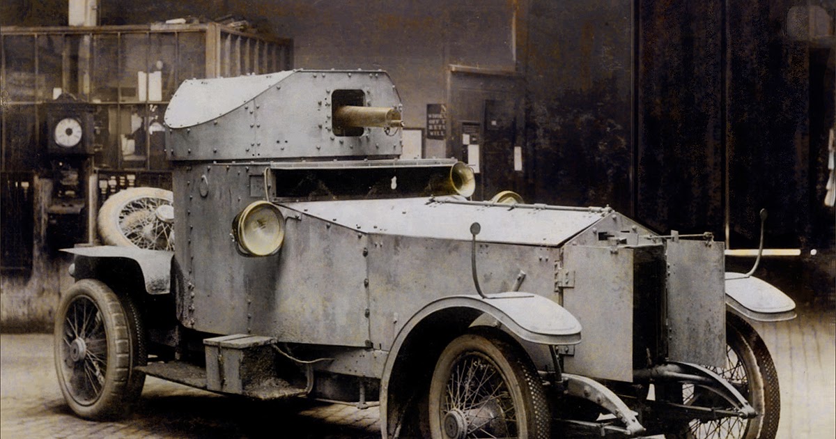 Armored Cars in the WWI: The Turreted Rolls-Royce Armoured Car ...