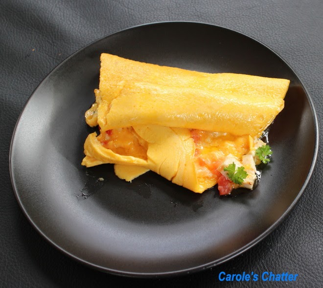 Carole's Chatter: Chicken omelette