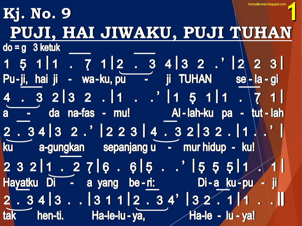 TouRoeroekan: Kidung Jemaat No. 9