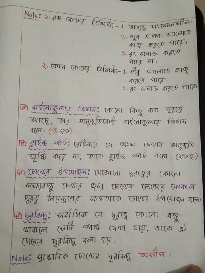 SSC Physics Chapter 9 Hand Note