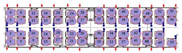 Intercity Train Seating Chart