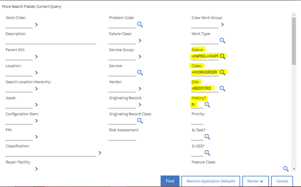 IBM MAXIMO Enterprise Asset Management: MAXIMO: Creating ResultSet ...