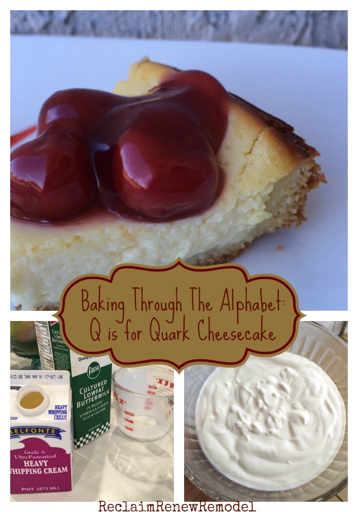 Reclaim, Renew, Remodel: Baking Through the Alphabet: The Letter Q