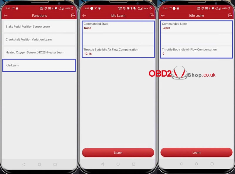 How to Reset Throttle/Idle Learn via Thinkcar Thinkdiag?