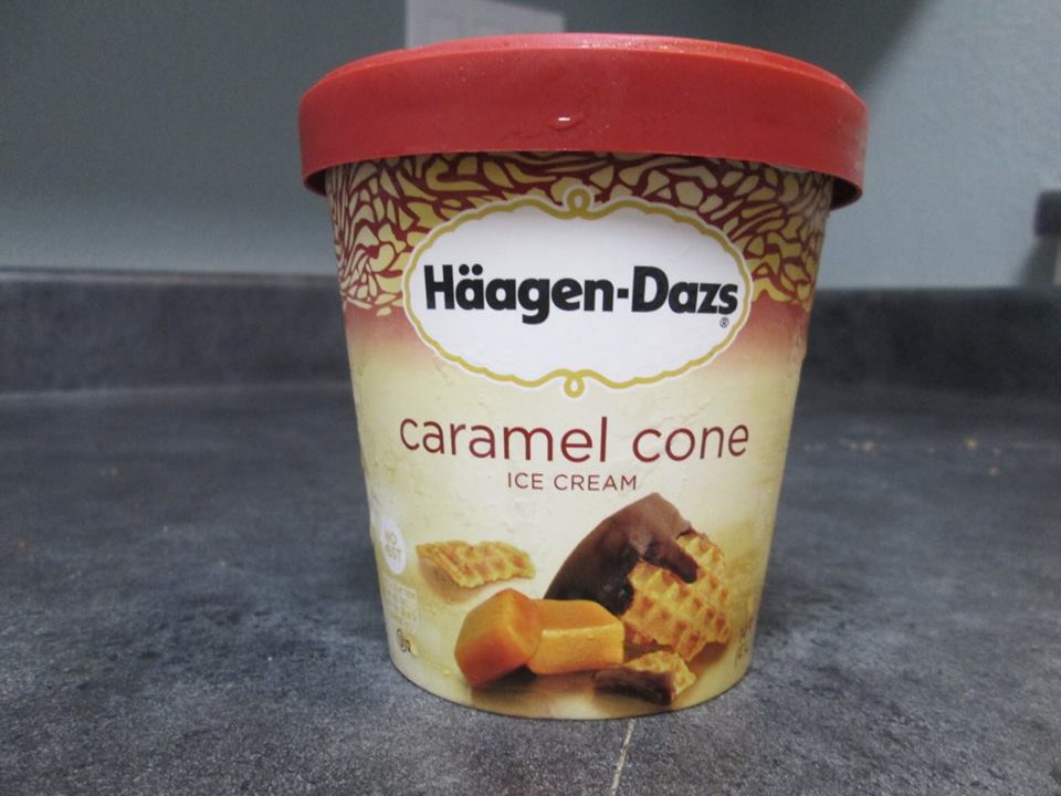David's Ice Cream Reviews: Häagen-Dazs - Caramel Cone