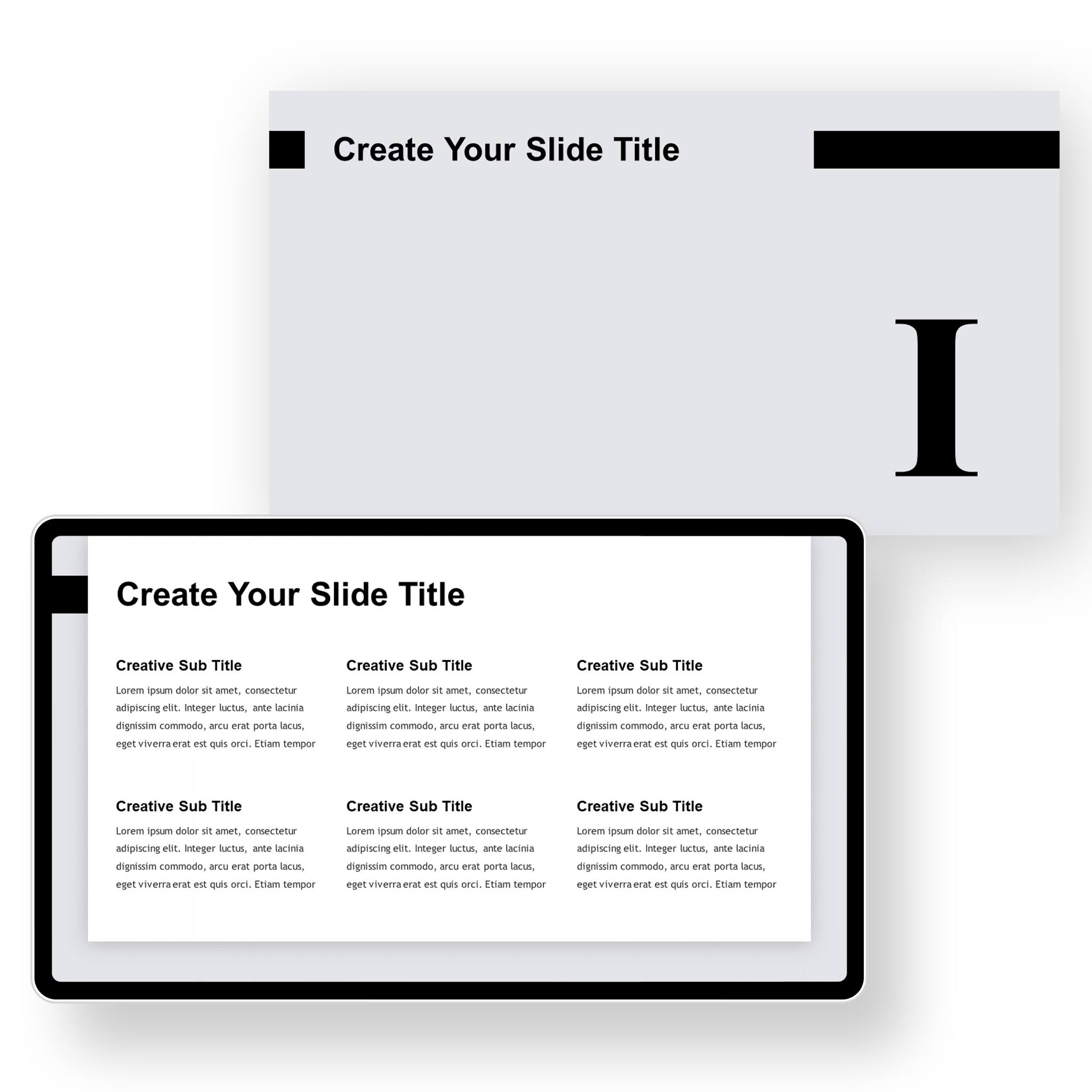 Minimal Frame PowerPoint Templates - PowerPoint Free