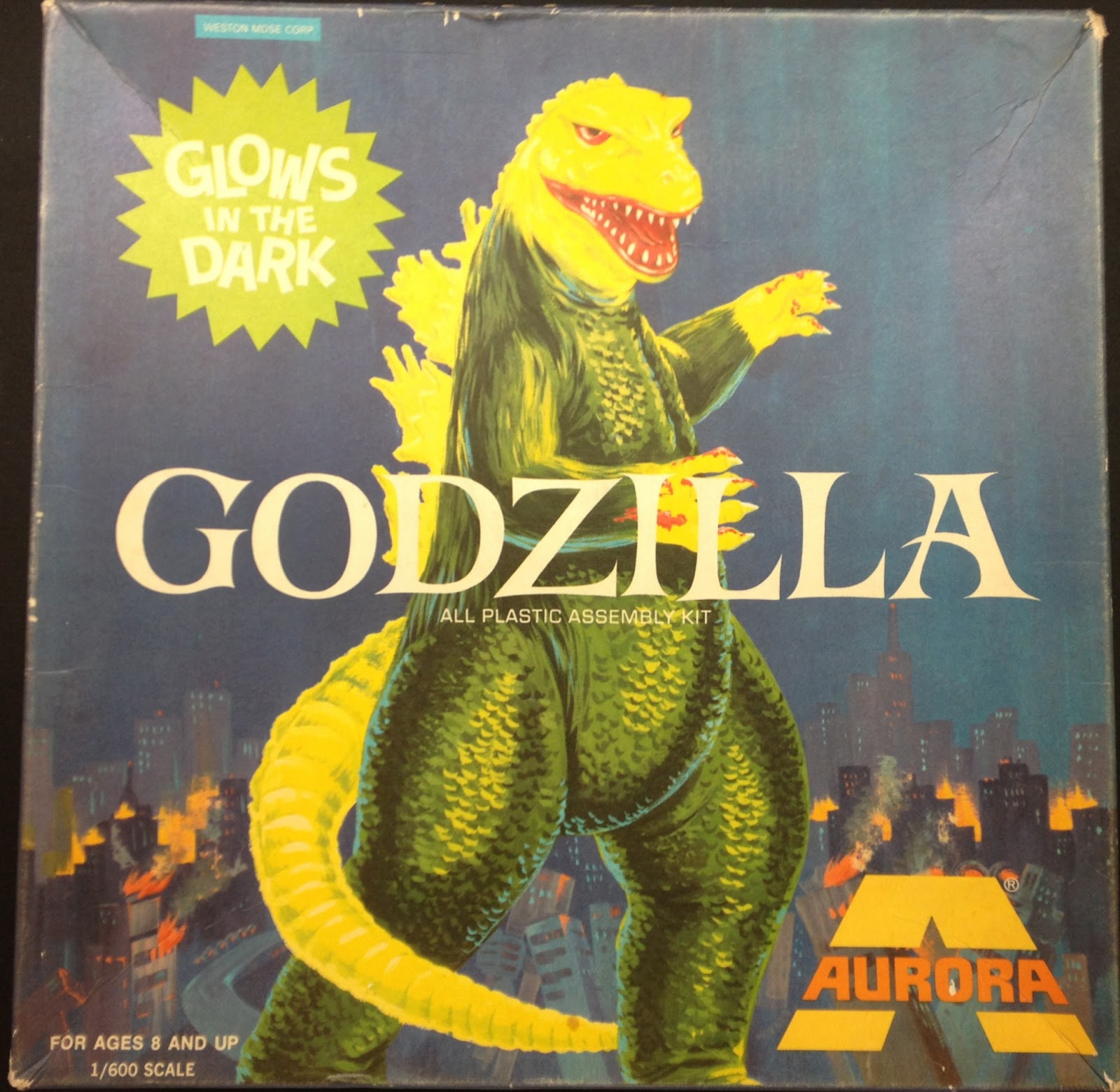 the sphinx: Godzilla - Aurora Model Kit (1972 version)