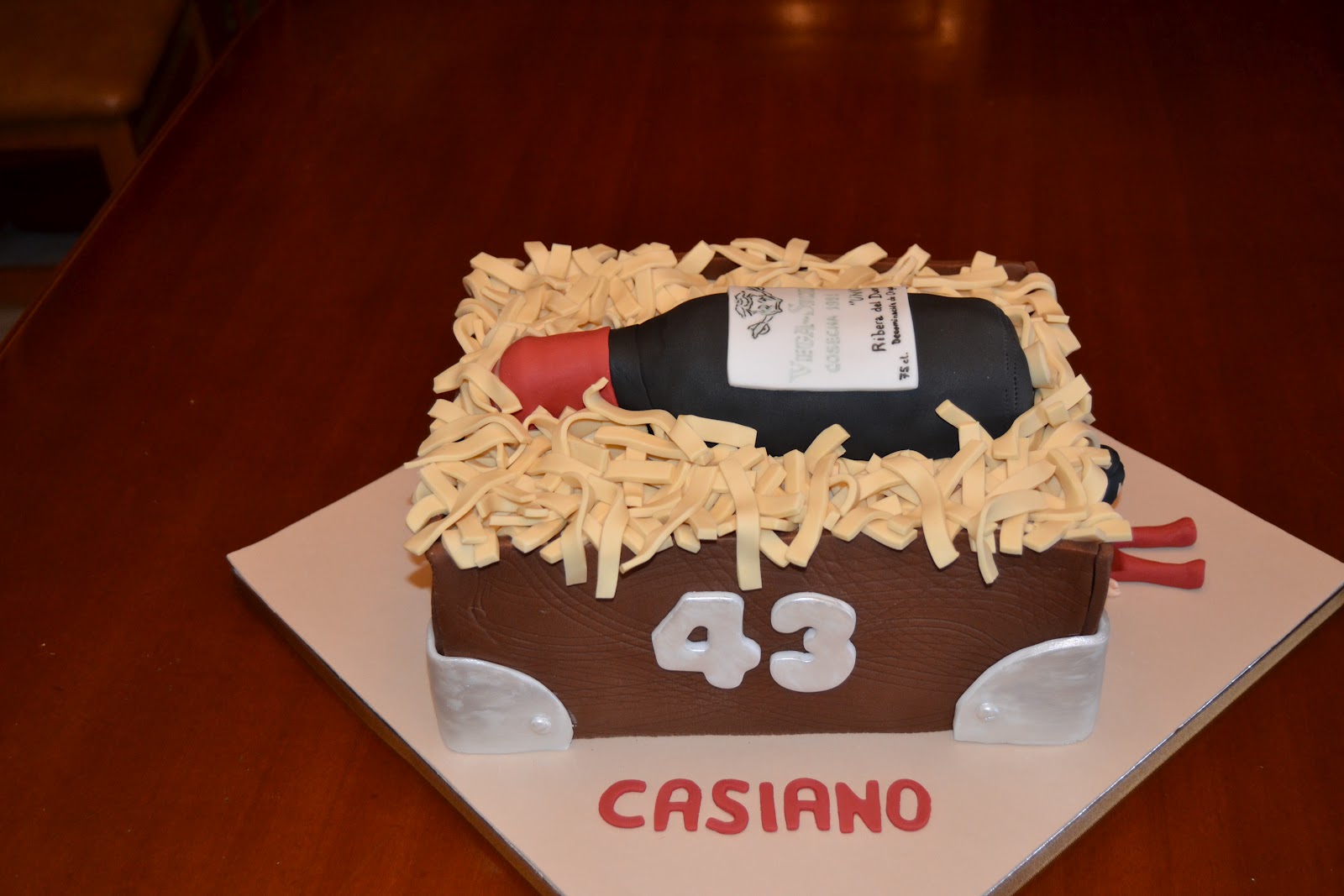 Dulce Salón: TARTA BOTELLA DE VINO