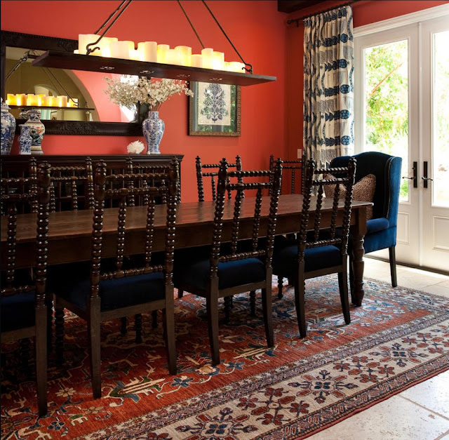 Delorme Designs: RED DINING ROOMS PART 2