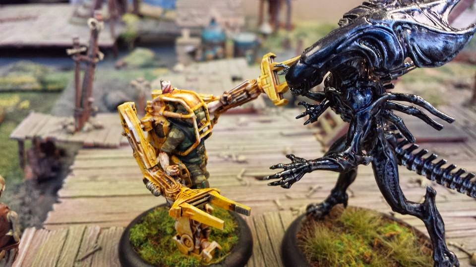 GMorts Chaotica: Aliens Vs Predator Miniatures Game - Painted ...