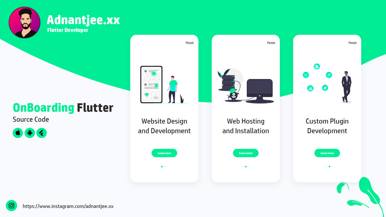 OnBoarding Screen by Flutter