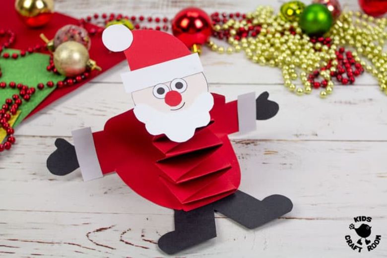 Easy Santa Claus Crafts for Kids - Messy Little Monster