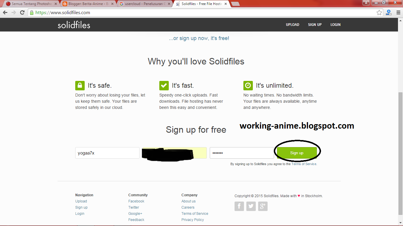 Cara Daftar di Solidfiles (terbaru) | WORLD-INFO