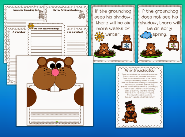 Creative Lesson Cafe: Getting Ready for Groundhog Day and a Freebie!
