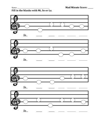 The Sweetest Melody: Three Mi-So-La Songs in Spanish