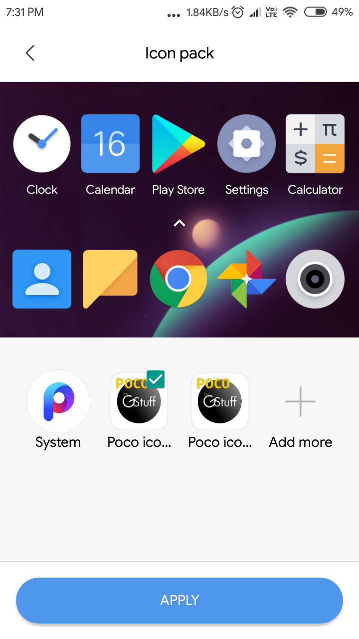 Poco icon pack for any Android device