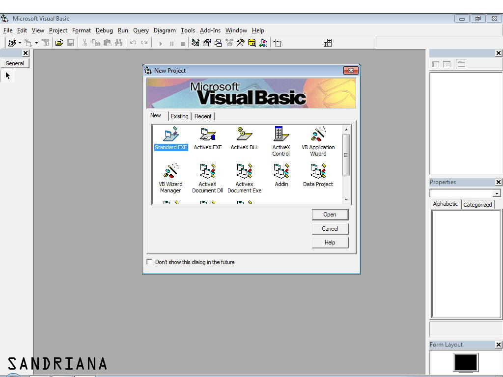 Cara Membuat Toolbar Di Visual Basic 6.0 - Sandriana Blog Cara Membuat Toolbar Di Visual Basic 6.0 - Sandriana Blog