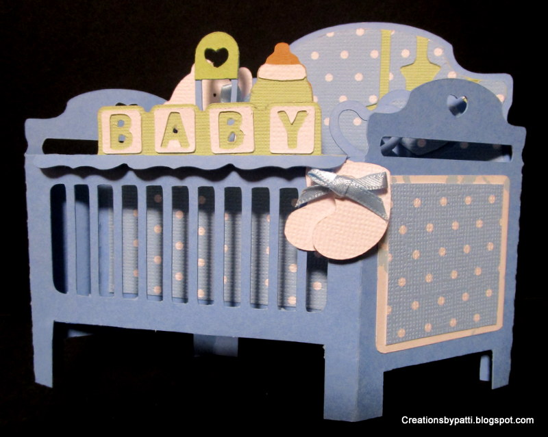 Creations by Patti: Baby Crib Box Card