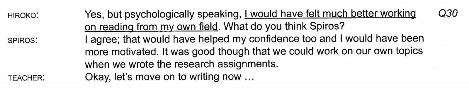 IELTS tutor: IELTS 9, Test 1 Listening Transcript