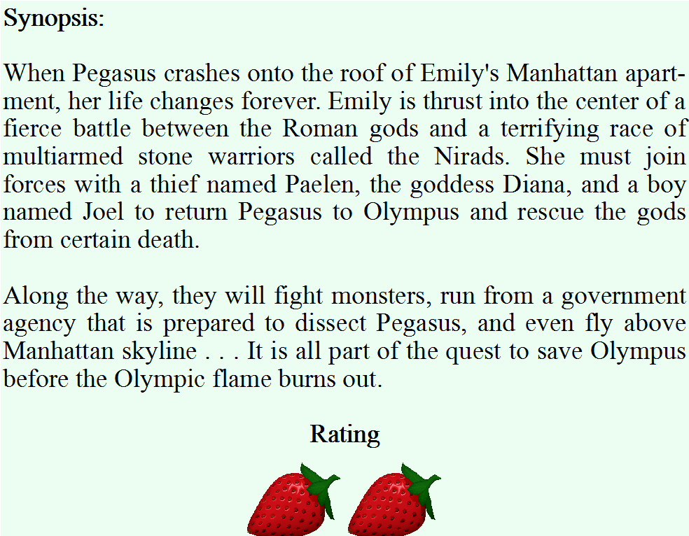 The Reading Hedgehog: Review: The Flame of Olympus - Kate O'Hearn