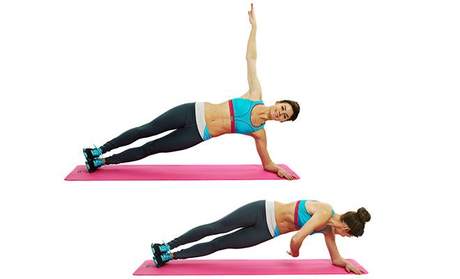 Fitness Workouts: 4 Plank Variations For A Strong Core.