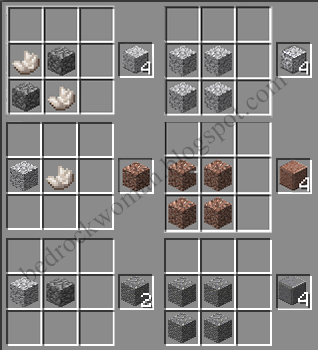 Todos los crafteos de Minecraft 1.10