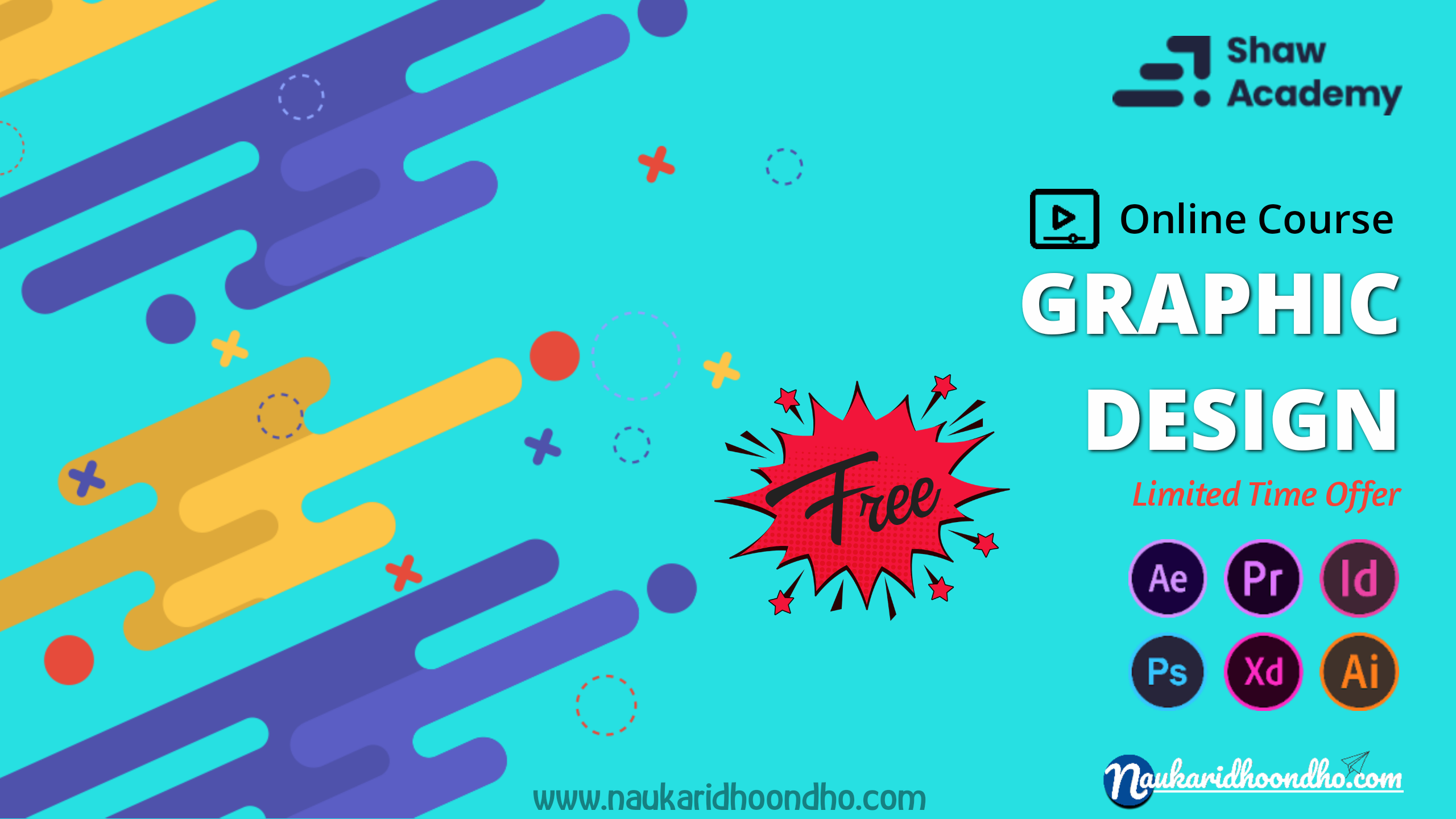 Shaw Academy Free Graphic Design Course worth Rs.600/- month | Duration ...