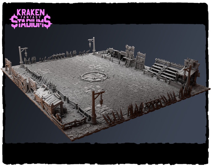 Tabletop Fix: Kraken 3D Studios - Kraken Fantasy Stadiums Kickstarter