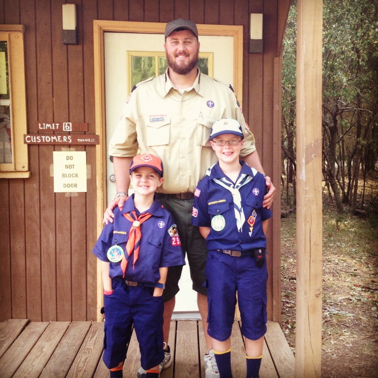 The Brandes Family: Cub Scouts Camp at Boxwell Reservation