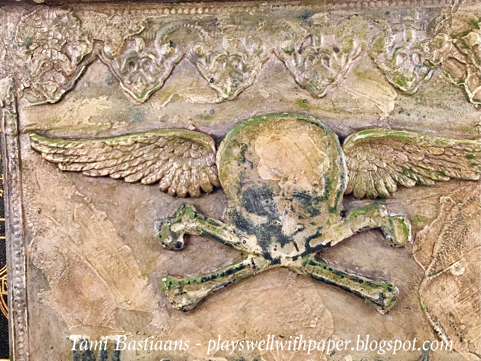 Plays Well With Paper: Memento Mori - Remember Death Etcetera Tombstone