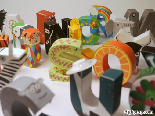 Alphabet Papercrafts | Paperized Crafts