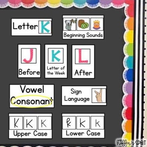 Interactive Bulletin Boards: Letter of the Day | Mrs. Hoffer's Spot